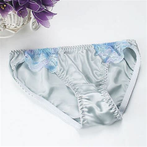 Womens Silk Lace Panties Knickers Naughty Panties Cute Underwear