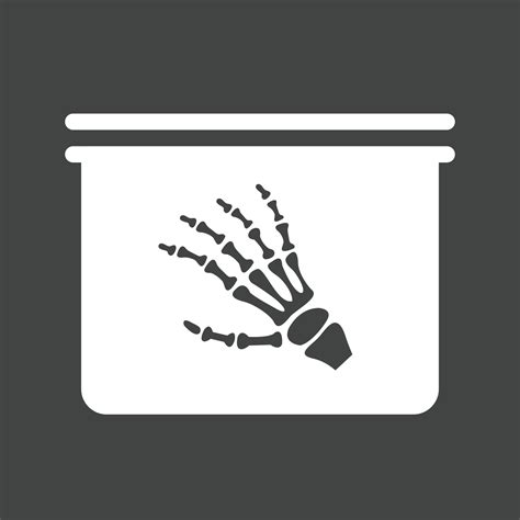 Hand X Ray Glyph Inverted Icon 14381844 Vector Art At Vecteezy