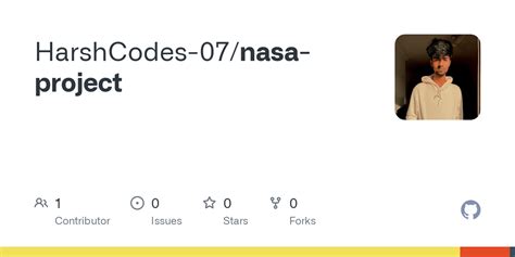 Github Harshcodes Nasa Project