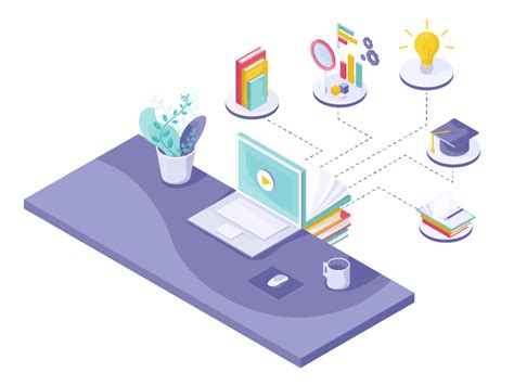 E Learning Animated Web Illustration On Behance