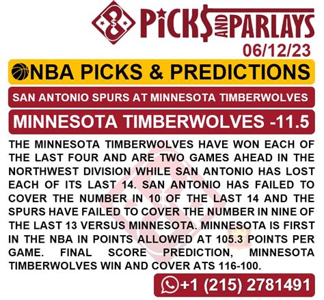 Picks And Parlays Vip 061223 Nba Picks And Predictions Cuantoacuanto
