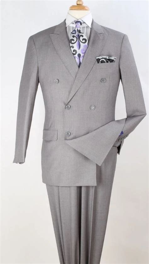 Apollo King Men S 2pc Double Breasted Suit Pleated Pants Artofit