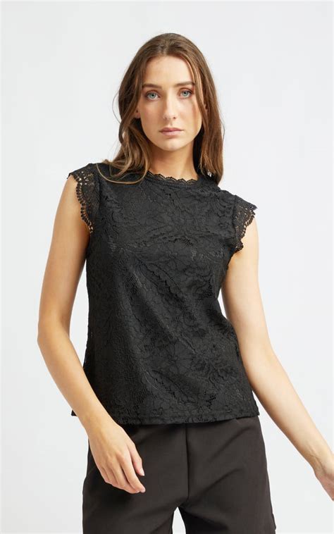 Scallop Lace Trim Tank Pagani