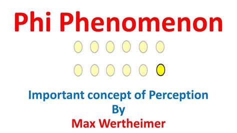 Phi Phenomenon