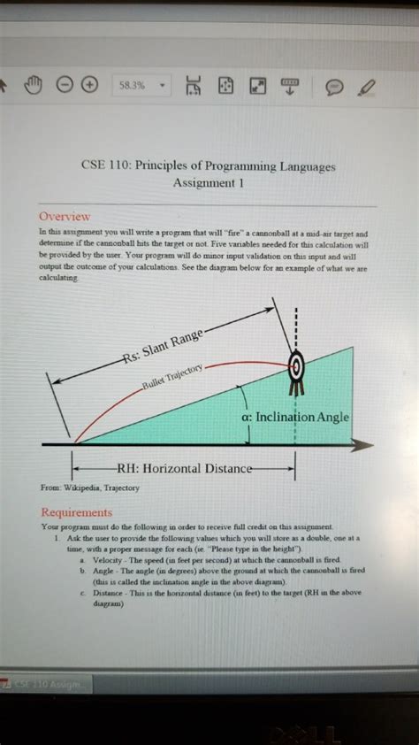 Solved 583 Cse 110 Principles Of Programming Languages