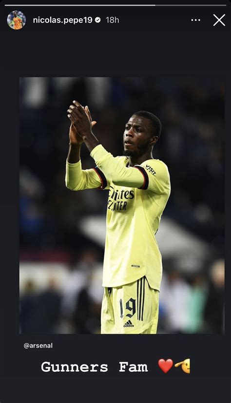 Nicolas Pepe Sends Short Message To Arsenal After Transfer Exit