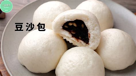 豆沙包的做法，蓬松柔软，不塌陷︱red Bean Steamed Buns Recipe【eng Sub】 Youtube