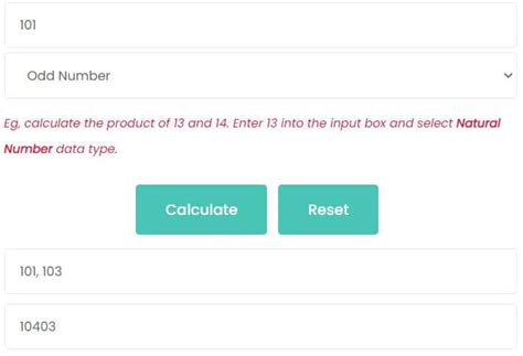 Product Of Two Consecutive Integers Calculator Natural Odd And Even Number Mathbz