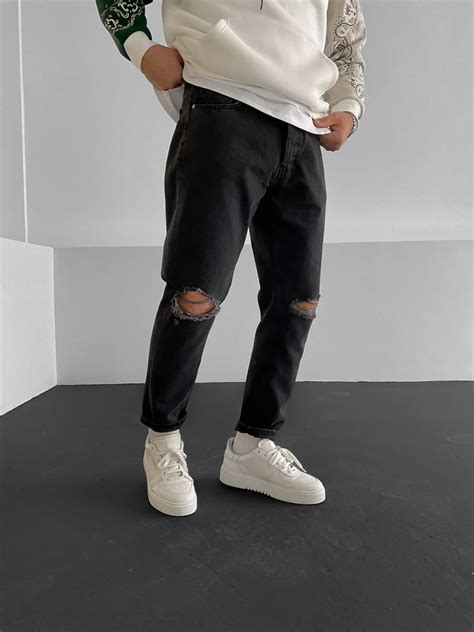 Antrasit Yırtıklı Boyfriend Gj 15823