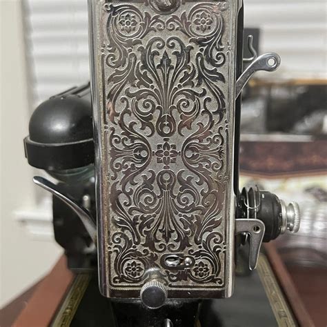 Vintage Singer 99k 99 Sewing Machine Faceplate End Plate Ornate Scroll