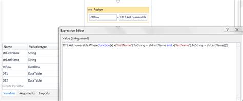 Derive Values From One Datatable Based On Inputs From A Second