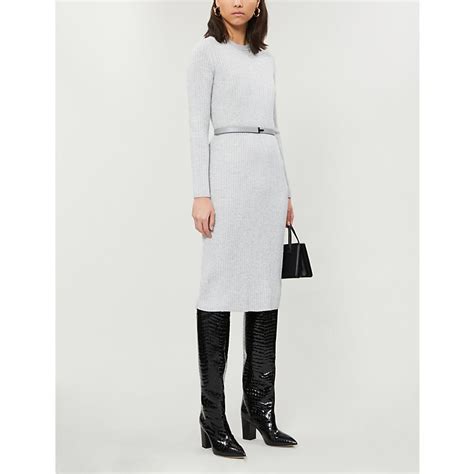 Buy Ted Baker London Gjessi Stretch Knit Midi Bodycon Dress One Color