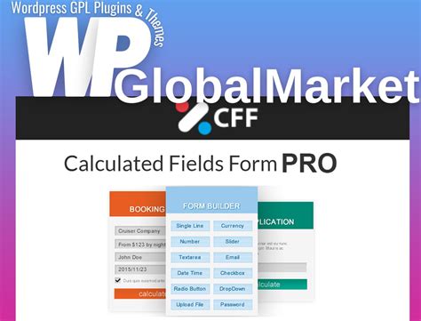 Calculated Fields Form Pro Wordpress Gpl Plugin And Theme Market