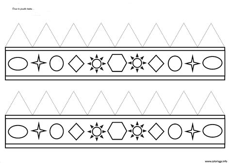 Coloriage Couronne Des Rois Petit Maternelle Dessin Galette Des Rois à