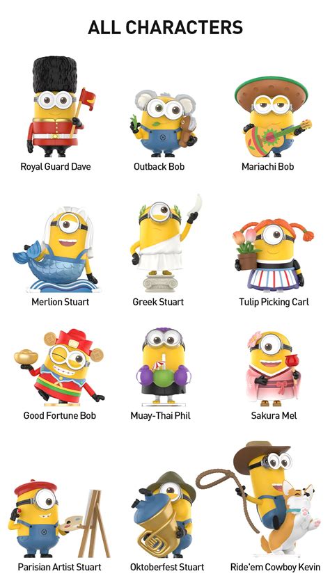 Minions Bello World Series Figures Pop Mart United States