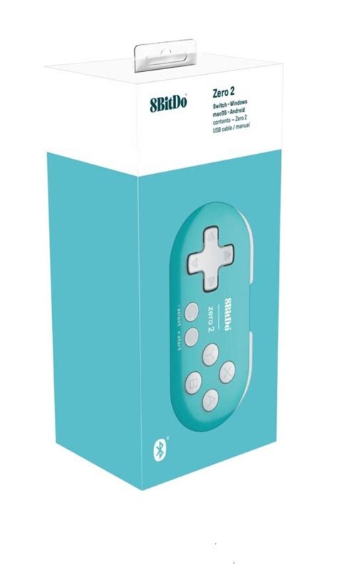 Bitdo Zero Bluetooth Gamepad Keychain Sized Mini Controller Turquoise Edition Mx Games