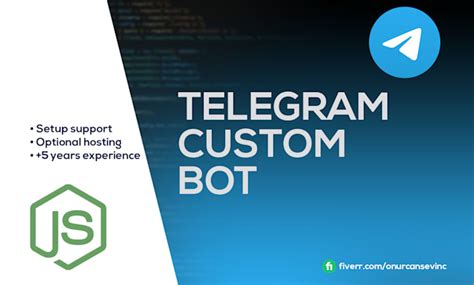 Develop A Custom Telegram Bot With Nodejs By Onurcansevinc Fiverr