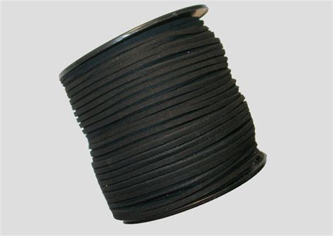 Faux Suede 3mm Black Price Per Meter Bead Trimming And Craft Co
