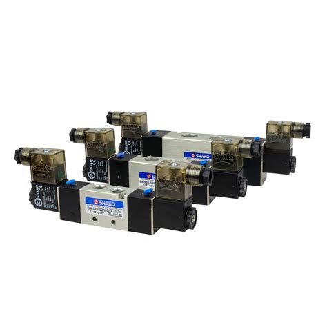 Electroválvula Neumática 5 2 VÍAS Doble Solenoide Armotec