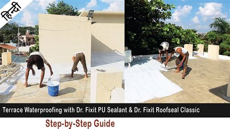 Terrace Waterproofing With Dr Fixit Pu Sealant And Dr Fixit Roofseal
