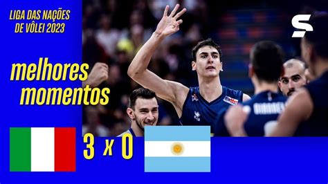 ITÁLIA 3 X 0 ARGENTINA MELHORES MOMENTOS QUARTAS DE FINAL LIGA DAS