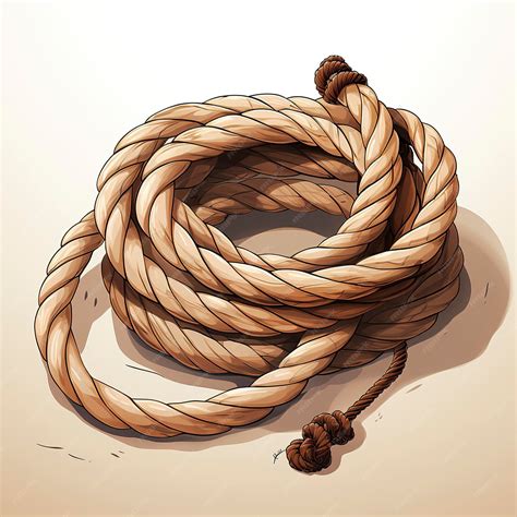 Premium Ai Image Vector Illustration Of Old Rope In Kawaii Anime