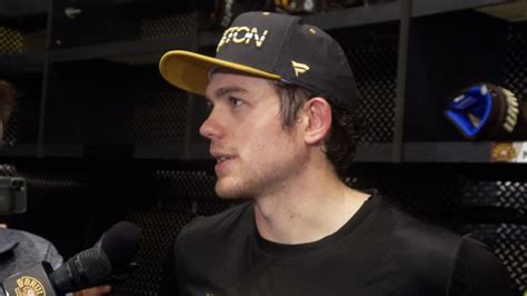 Locker Room Raw Johnny Beecher Boston Bruins
