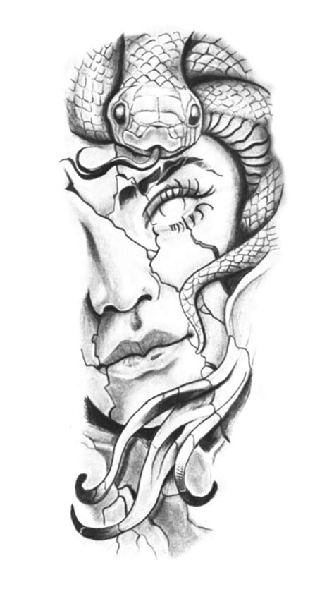 Pin by Alé Tattoo on Medusa in 2024 Medusa tattoo design Medusa