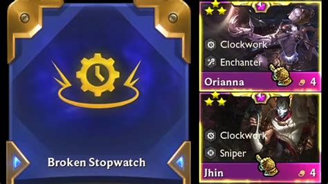 Broken Stopwatch Star Jhin Star Orianna Tft Set Youtube