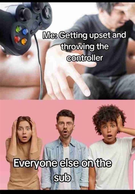 Gamers Controller Tantrum Memes Worst Jokes Ever