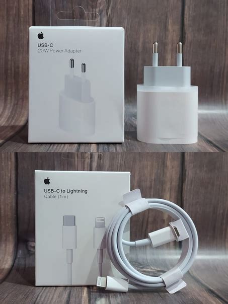 Зарядка для Iphone хорошая копия Блок питания Usb C 20w Power Adapter