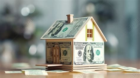 꿈의 집을 위한 저축 집 모델과 화폐 지폐의 놀라운 3d 렌더링 탐색 놀라 배경 3d 모델 배경 돈 상자 배경 이미지 Hd 놀라 3d 모델 돈 상자 배경 사진