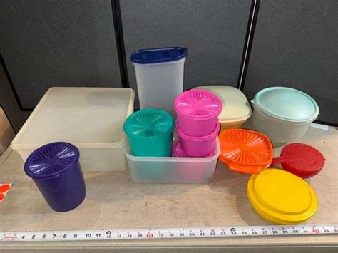 Tupperware Containers • Basement Duck Soup Auctions