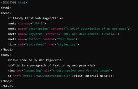 What Is Html Tutorialnexa