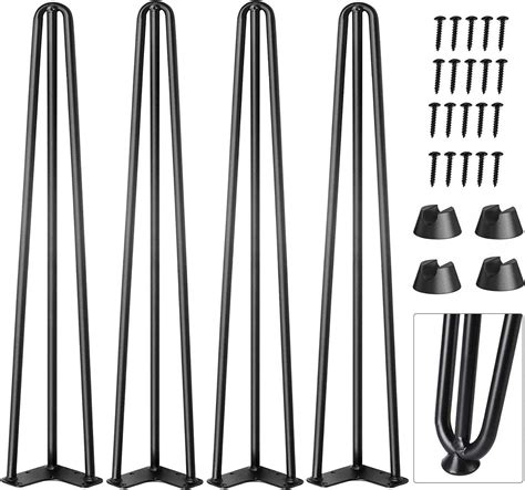 Индустриални крака за маса 4 броя метални 70 см височина гр Стара