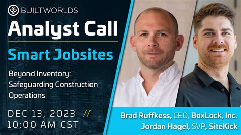 Smart Jobsites Analyst Call Builtworlds
