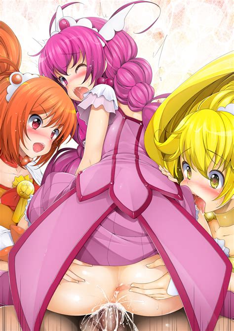 Kise Yayoi Hino Akane Hoshizora Miyuki Cure Peace Cure Happy And 1