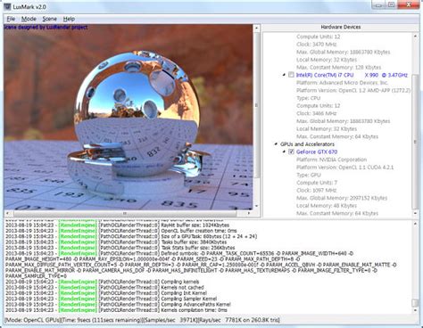Тестирование производительности в Opencl
