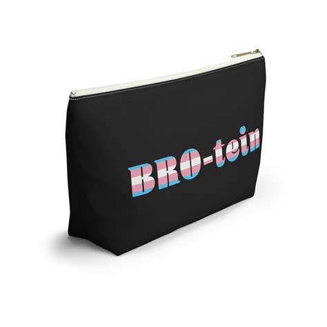 Transgender T Testosterone Storage Bag With Trans Flag Etsy