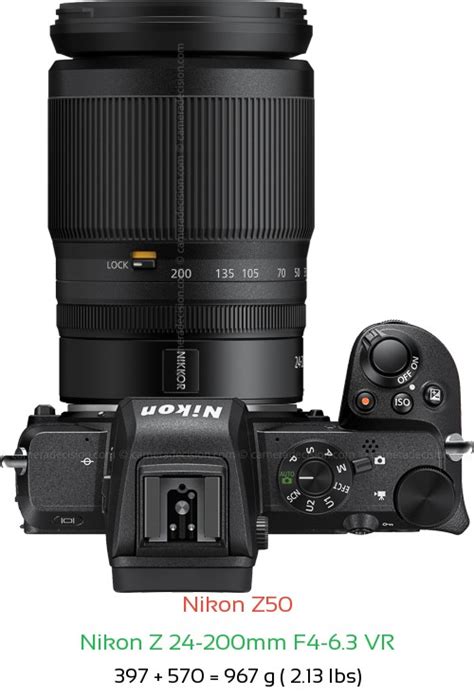 Nikon Z50 Camera And Nikon Z 24 200mm F4 63 Vr Lens