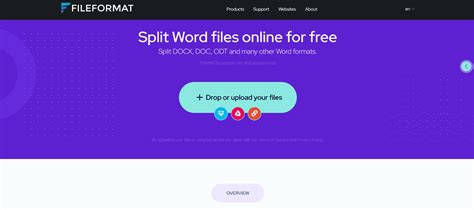 Free Online Fileformat Document Splitter