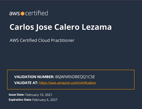 Aws Cloudcertification Continuouslearning Carlos José C