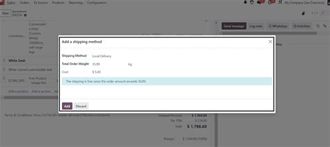 How To Add Sections Notes And Subtotals In A Quotation Using Odoo 17 Sales