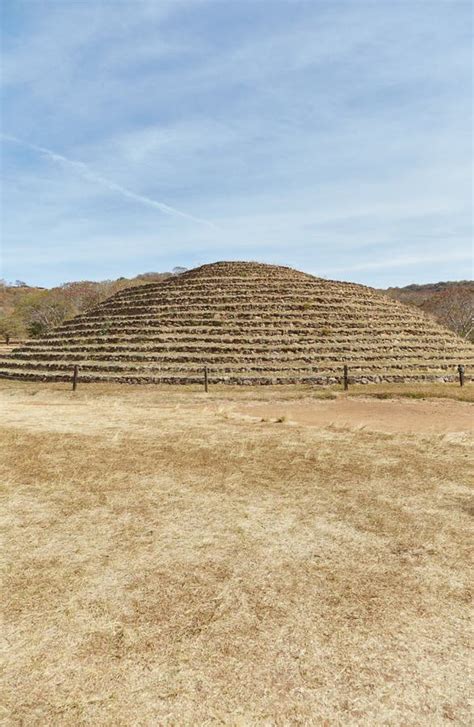 The Unique Round Pyramids Of Guachimontones In Jalisco Mexico Stock