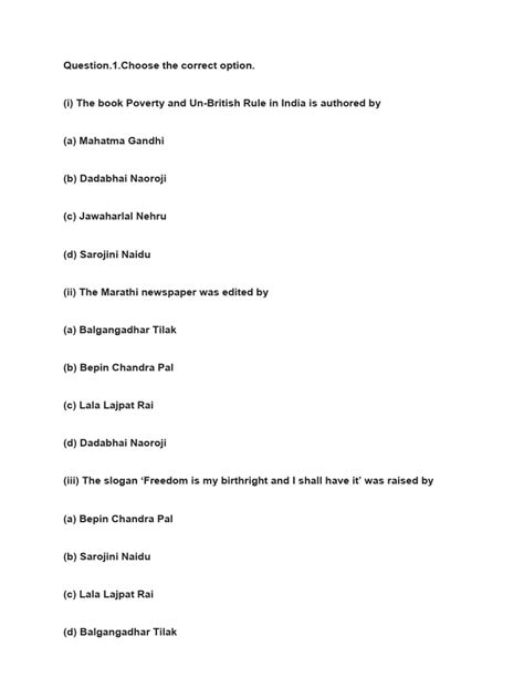 Viii History Assignment Pdf Mahatma Gandhi Colonial India