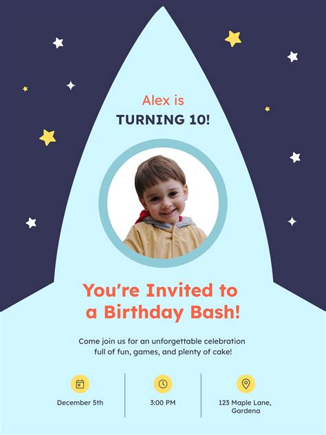 Birthday Poster Templates Visme