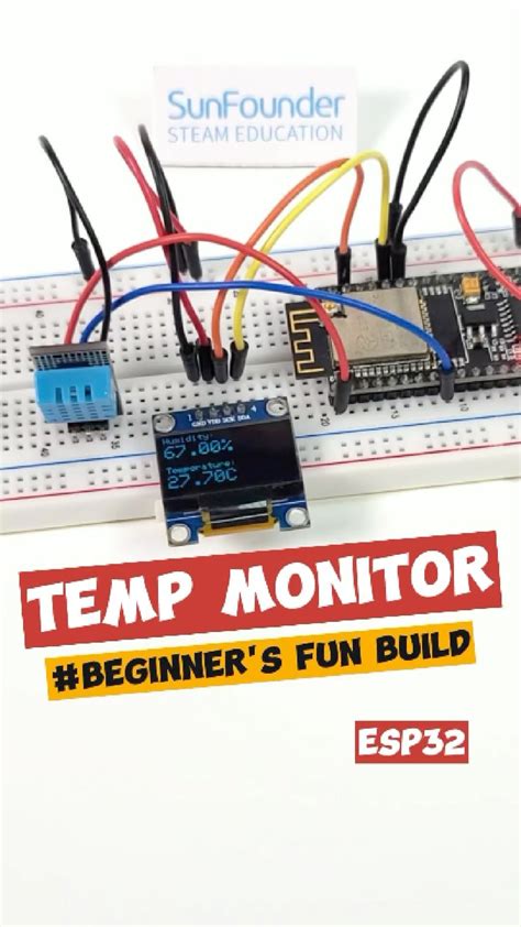 Sunfounder Maker Education Build A Real Time Temp And Humidity Display