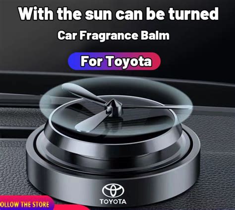Car Pperfume Solar Rrotating Aromatherapy Car Interior Ornaments