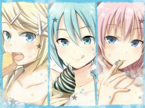 Hatsune Miku Kagamine Rin And Megurine Luka Vocaloid Drawn By Courreges Ace Danbooru