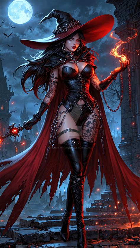 Dark Fantasy Ai Sexy Anime Witch 19 By Ichorianmaiden On Deviantart